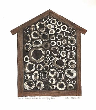 Collagraph Prints | Jean a drawing a day