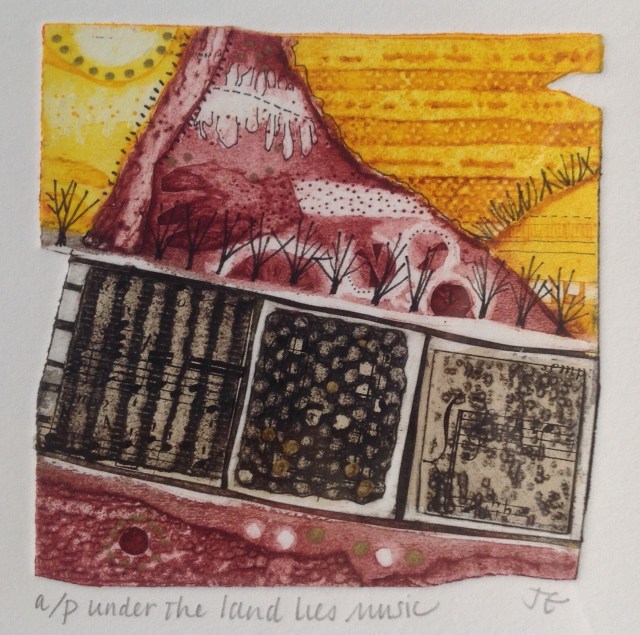 Collagraph Prints | Jean a drawing a day
